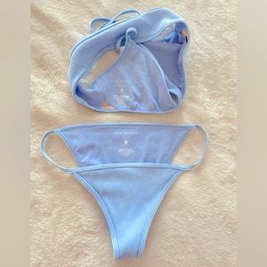 PacSun | Swim | Pastel Blue Pacsun Triangle Bikini | Poshmark
